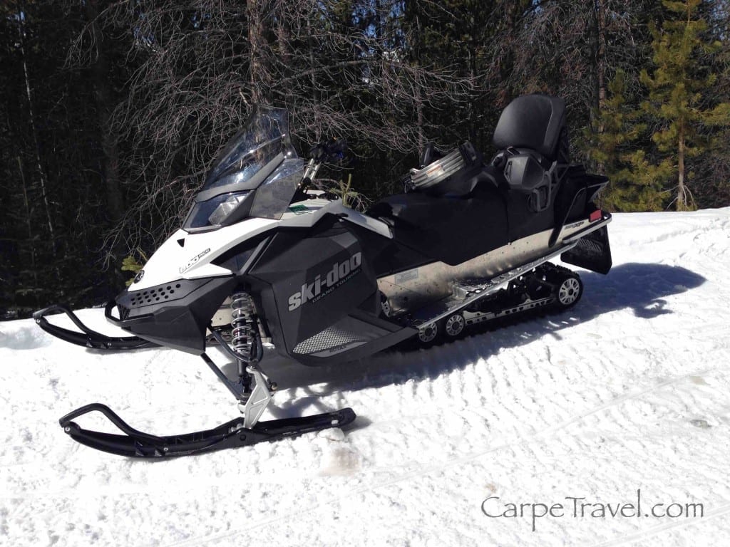 Snowmobiling Along the Spine of the Continental Divide