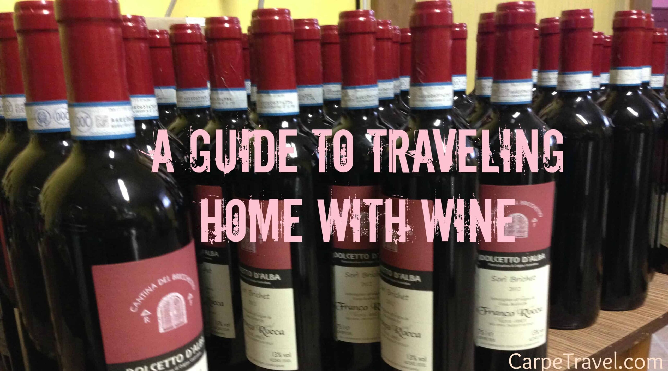 5 Tips on Shipping Wine in Italy